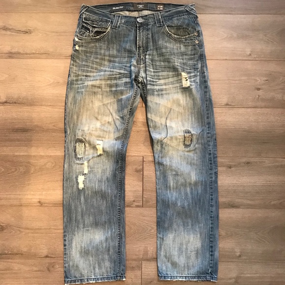 Jeans | Mens Boys Light Denim Distressed Jogger Pant Jean | Poshmark